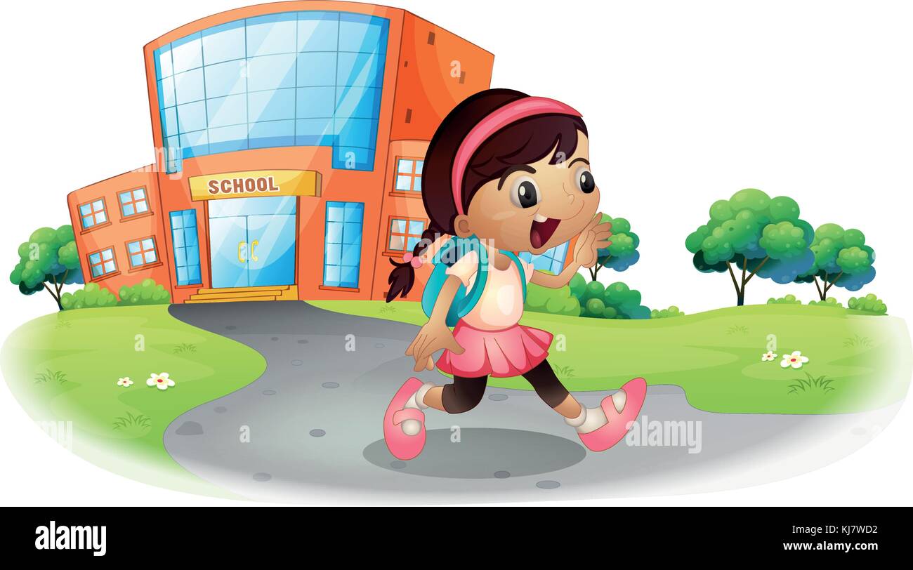 Go Home Cartoon Happy Boy Student With Good Test Result Go Home