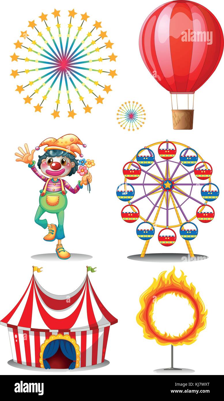 Carnival float wheel Stock Vector Images - Alamy