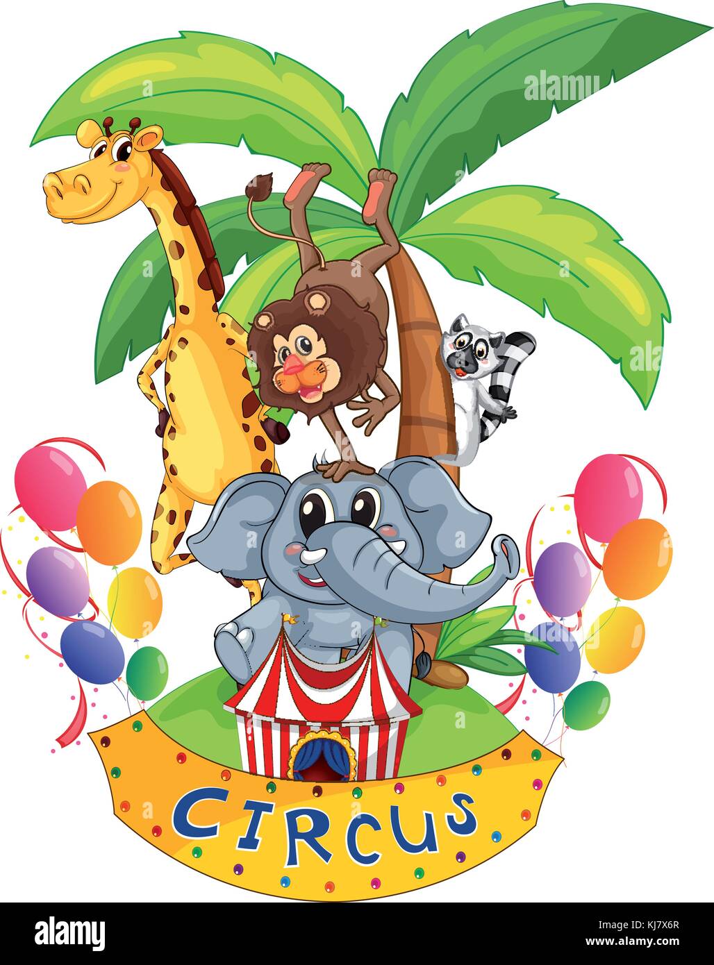 Carnival Animals Clipart