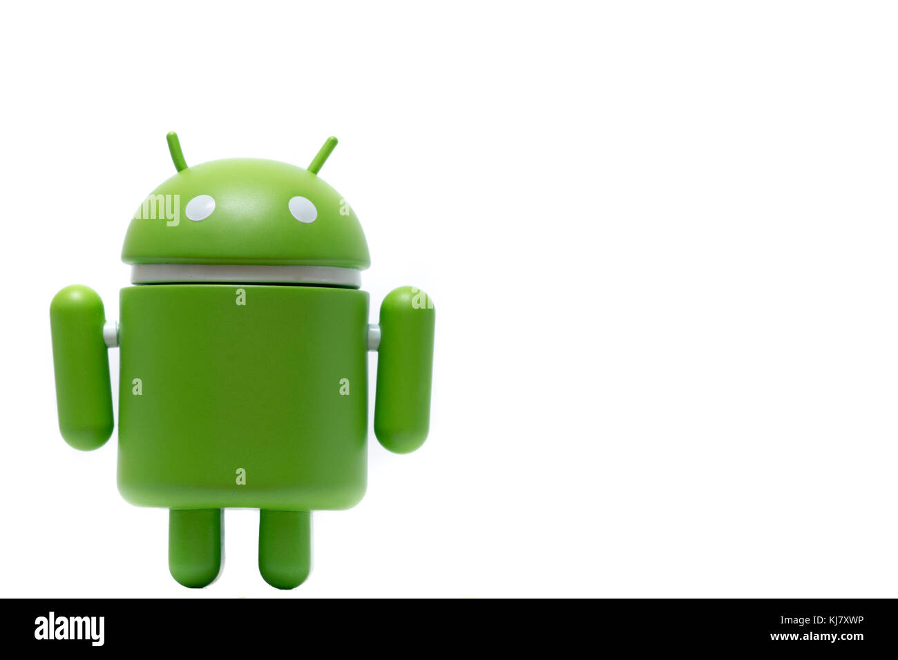 OLHAO, PORTUGAL - 6th november, 2017 - Famous Android mini collectible ...