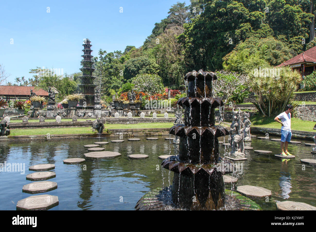Water Palace of Tirta Gangga - Bali - Indonesia Stock Photo - Alamy