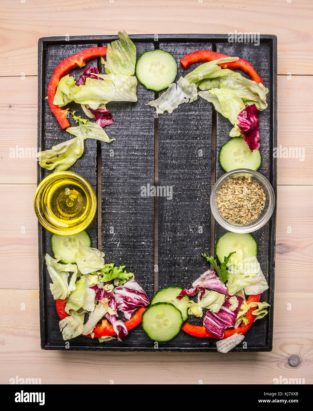 Ingredients laid out hi-res stock photography and images - Alamy