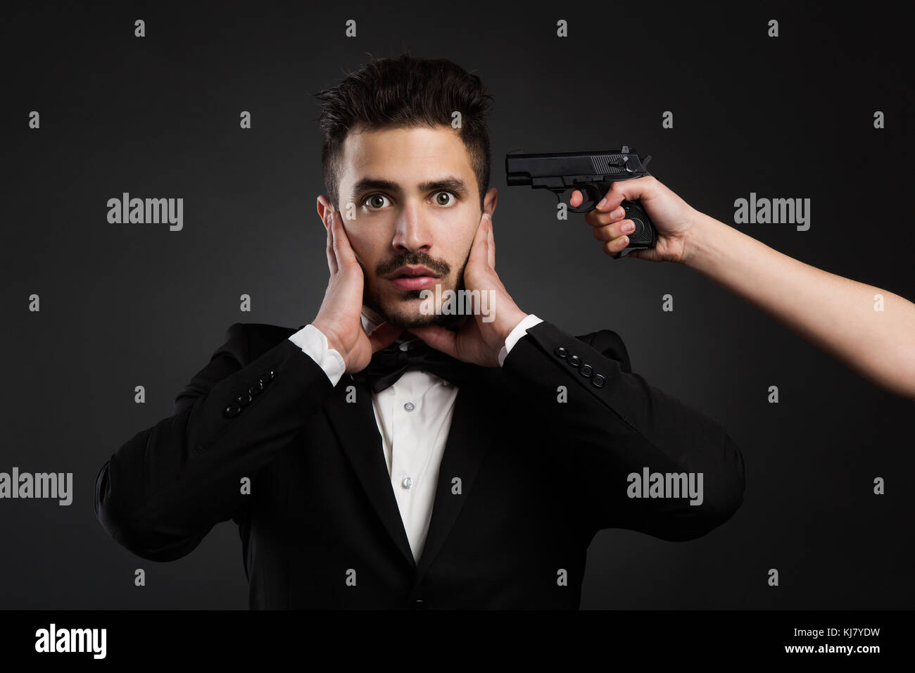 Man with a weapon hi-res stock photography and images - Alamy