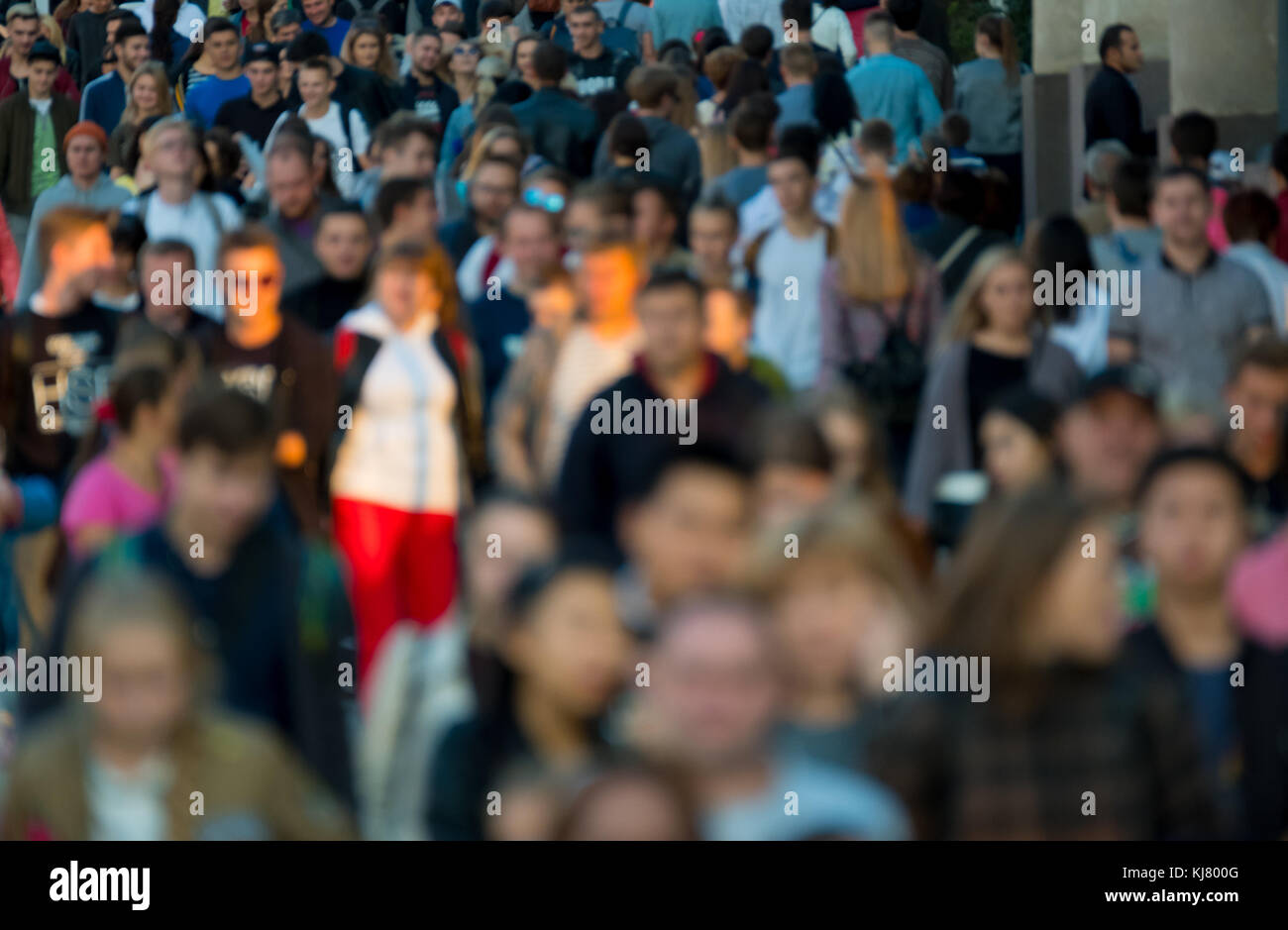 Crowd of people on the street Stock Photo - Alamy
