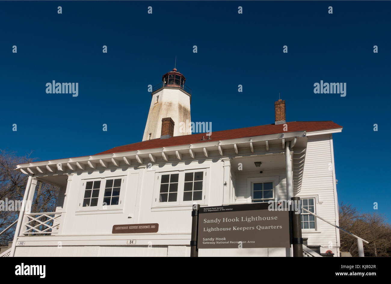 Fort Hancock and Sandy Hook proving ground New Jersey Stock Photo - Alamy