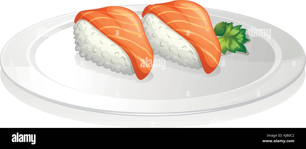 Sashimi plate mixed Stock Vector Images - Alamy