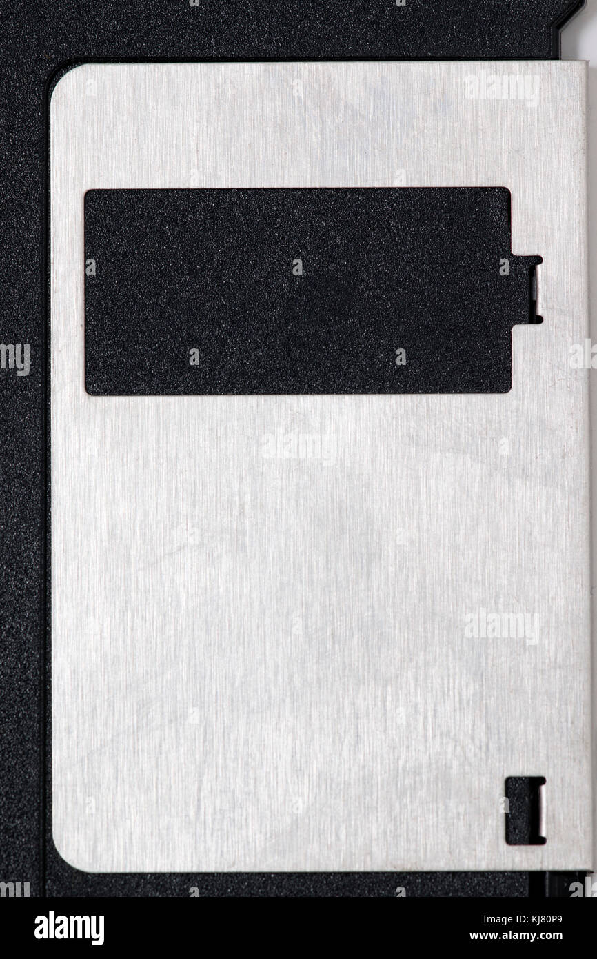 Closeup macro view of a computer floppy disk Stock Photo - Alamy