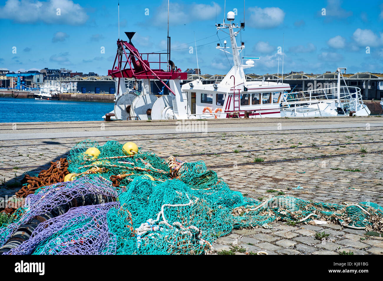 The harbour of Dieppe, Normandy, France Stock Photo - Alamy