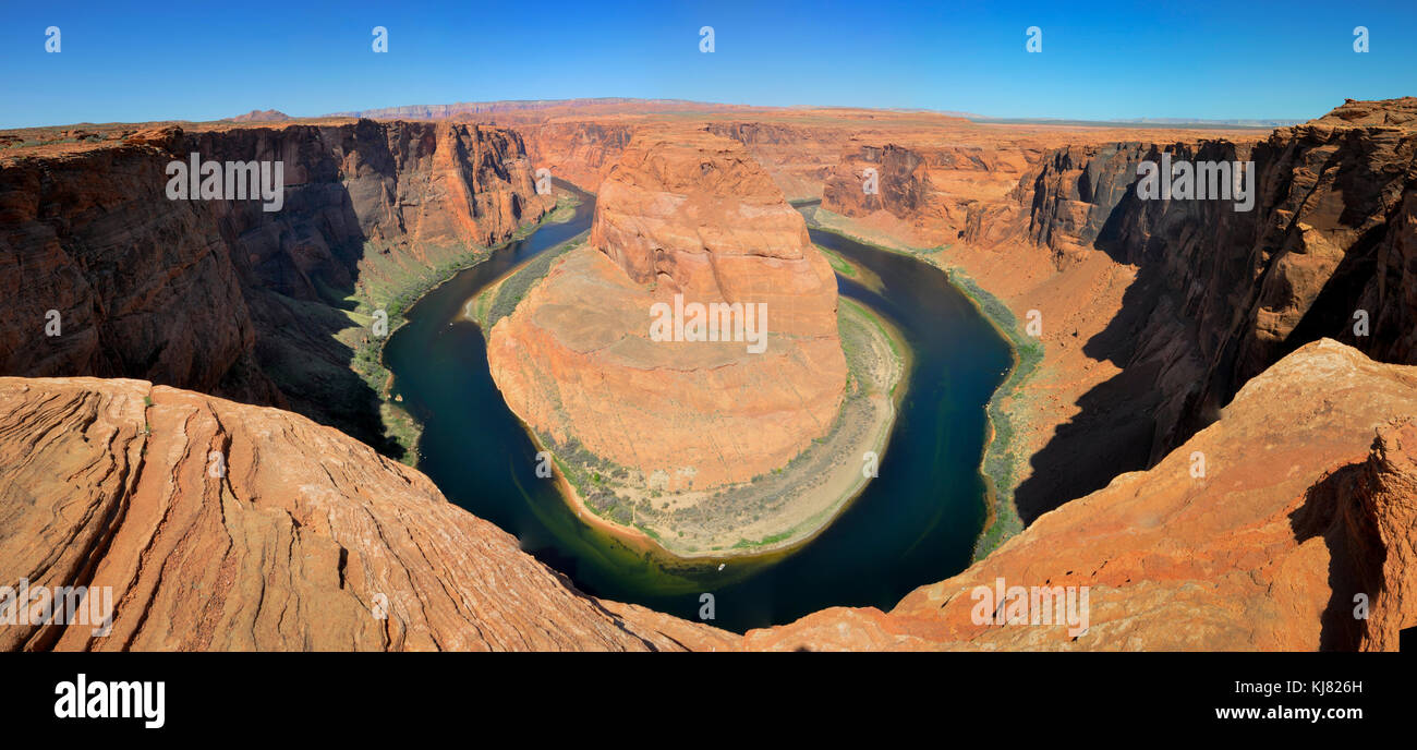 Meanders of Horseshoe Bend Stock Photo - Alamy