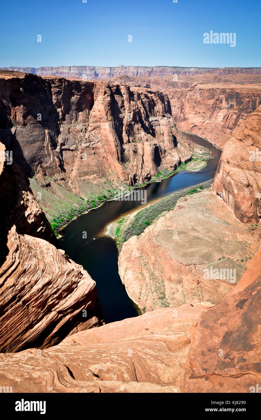Meanders of Horseshoe Bend Stock Photo - Alamy