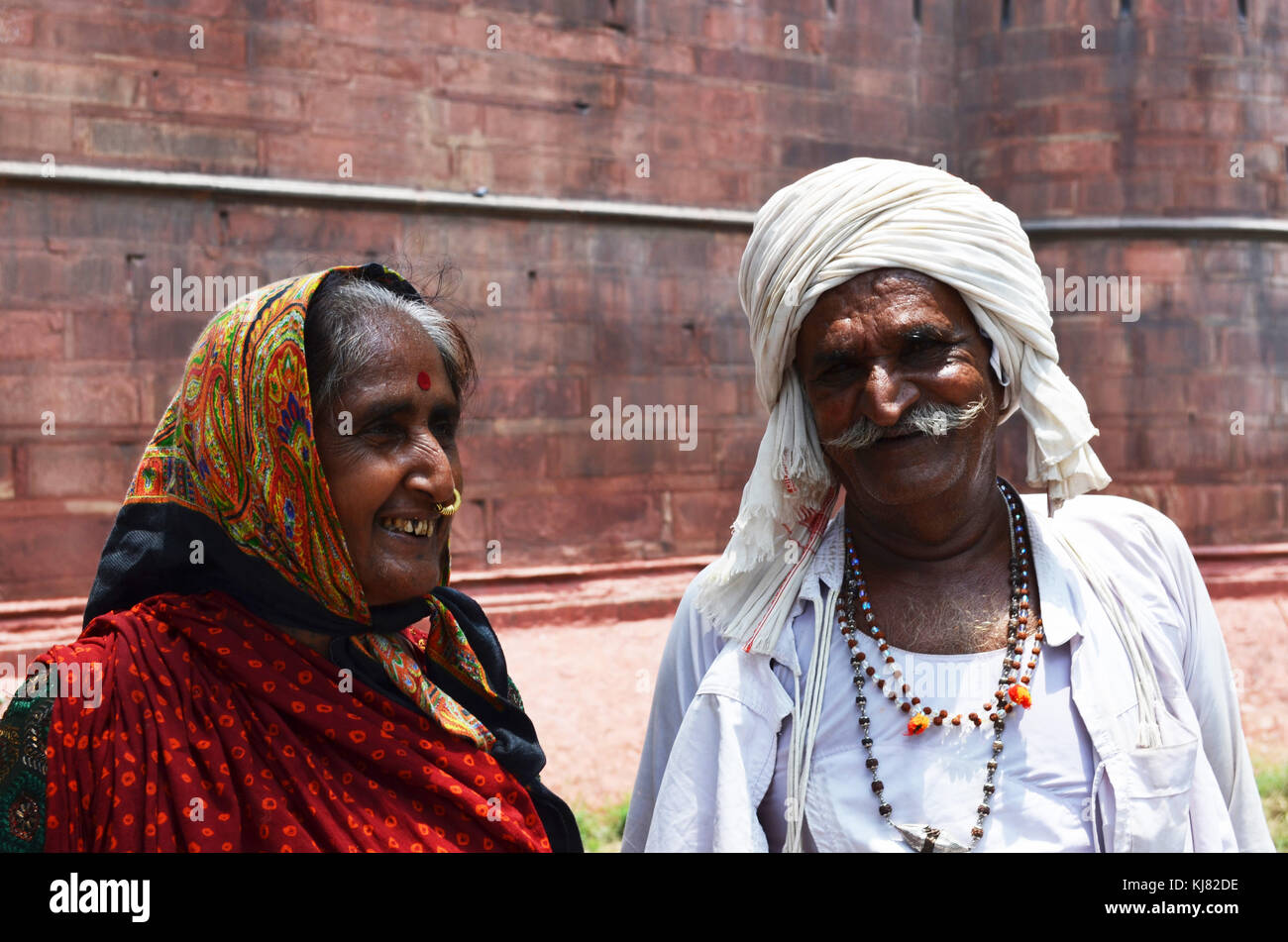 Smiling senior indian woman hi-res stock photography and images - Alamy