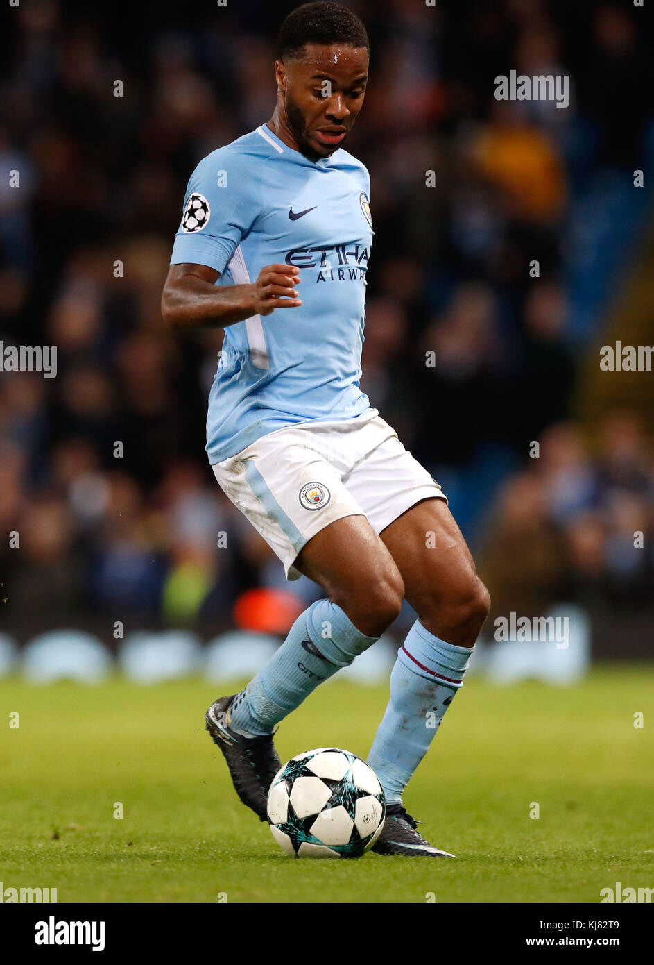 Manchester City's Raheem Sterling during the UEFA Champions League ...