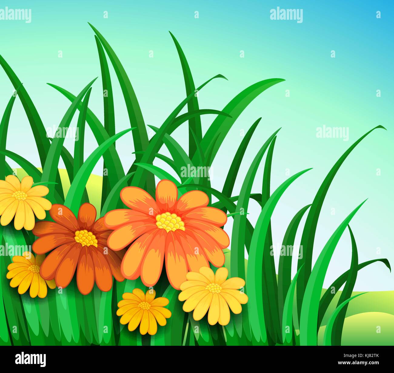 Hillside plantation Stock Vector Images - Alamy