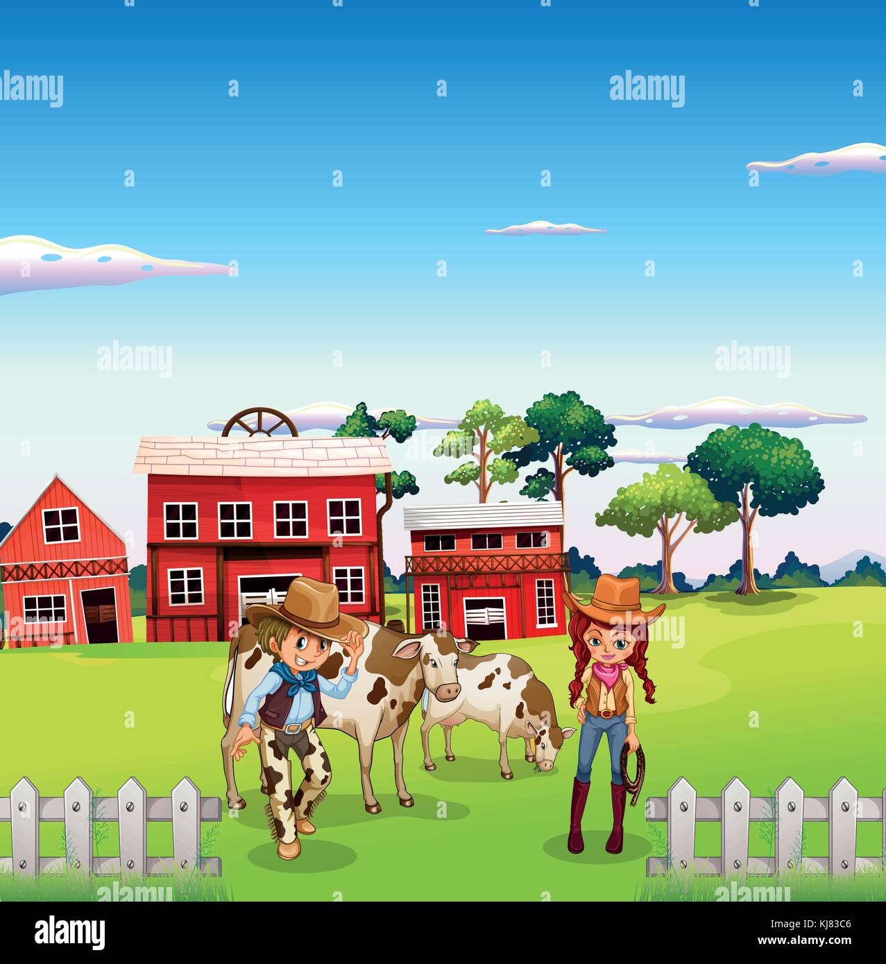 Cowboy Ranch Clip Art 5ft Long Ranch Rodeo Scene – Metal Saw Wall