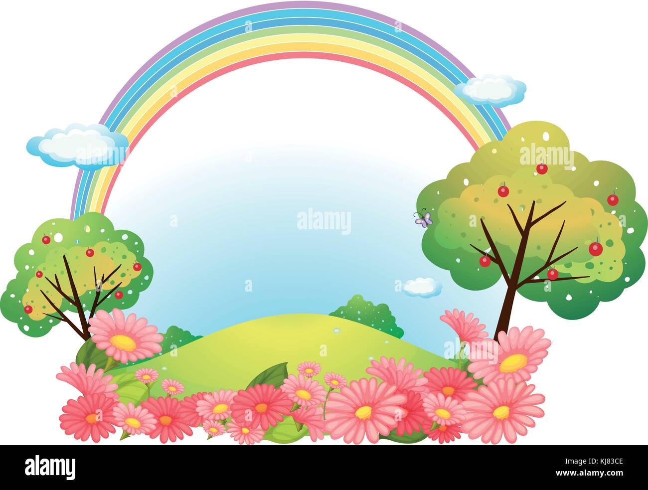 On hilltop Stock Vector Images - Alamy