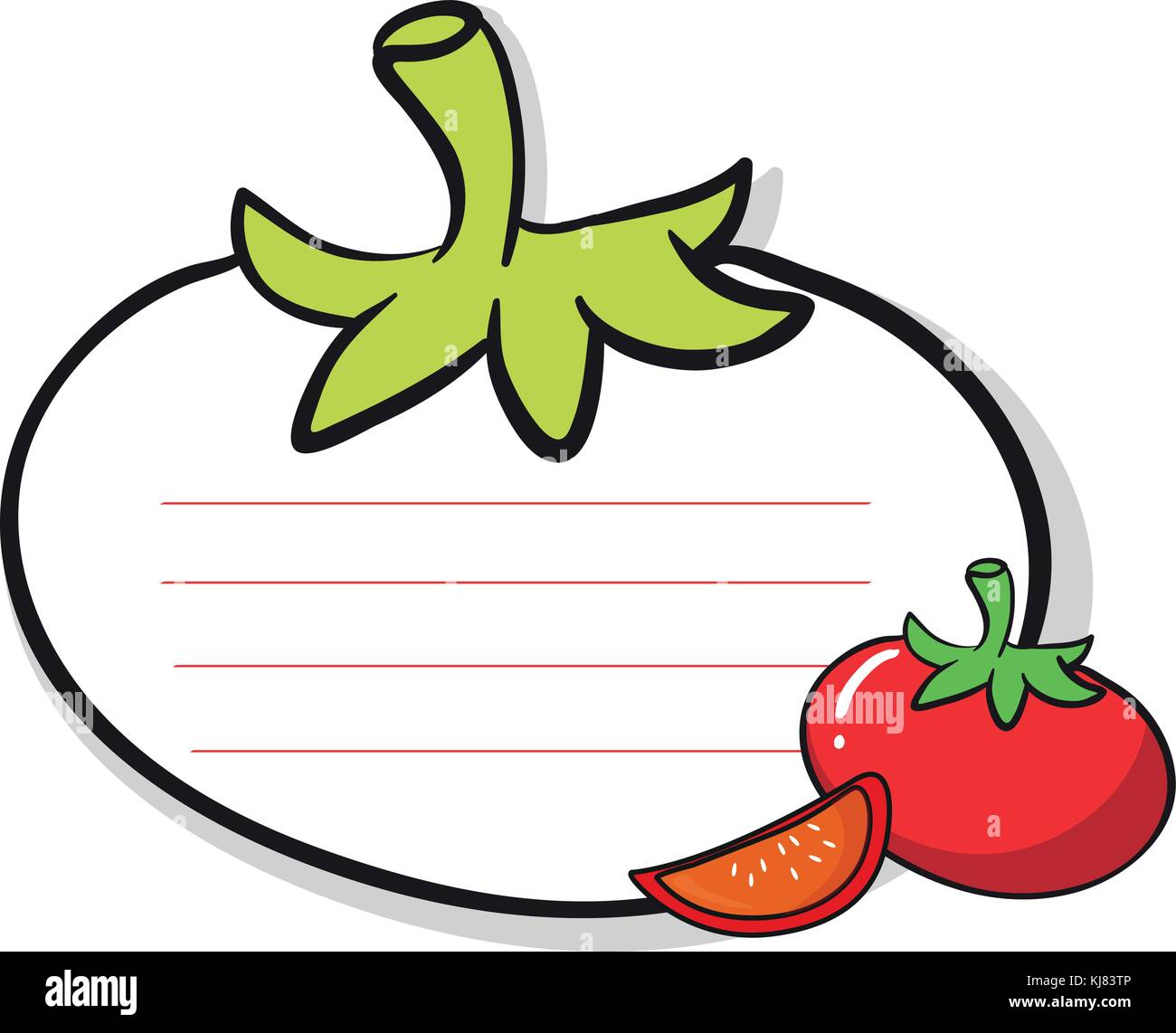 Blank stationery on green Stock Vector Images - Alamy