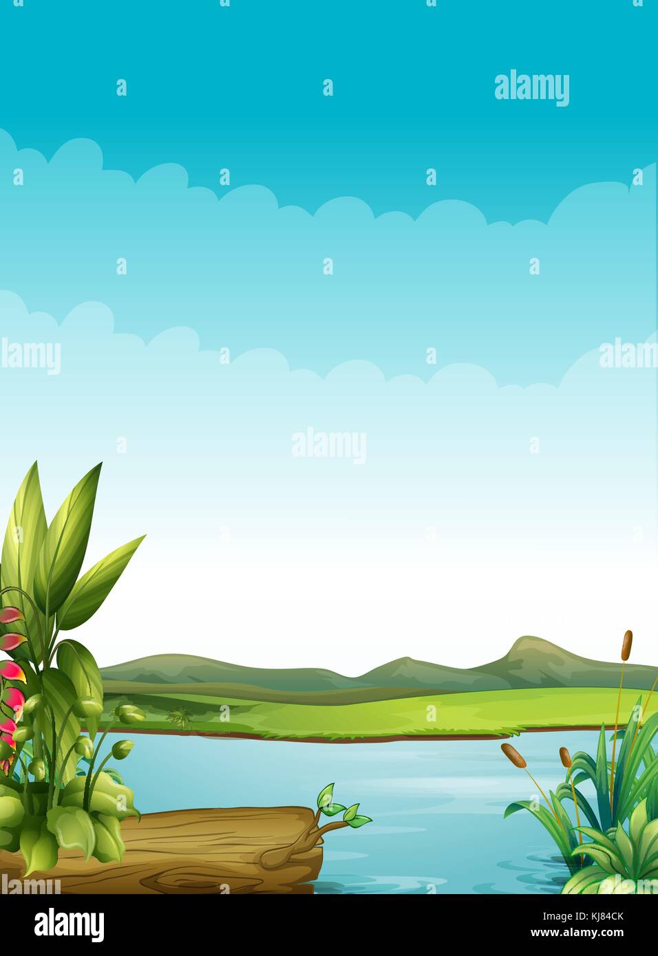 River plants Stock Vector Images - Alamy