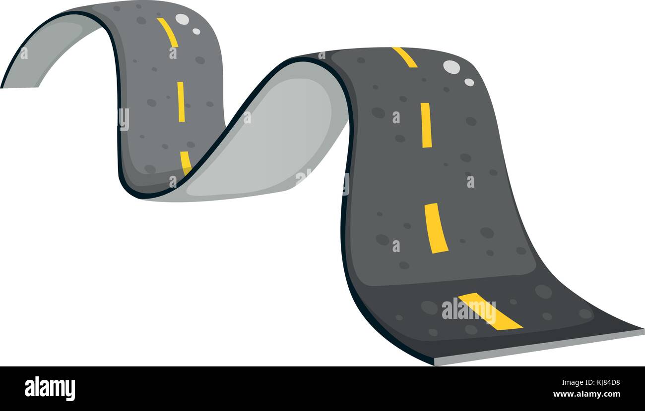 Long distance pathway Cut Out Stock Images & Pictures - Alamy