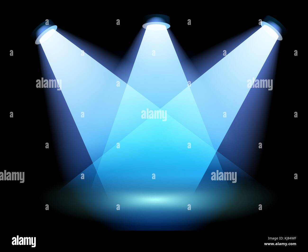 Illustration of a spotlight at the stage Stock Vector Image & Art - Alamy