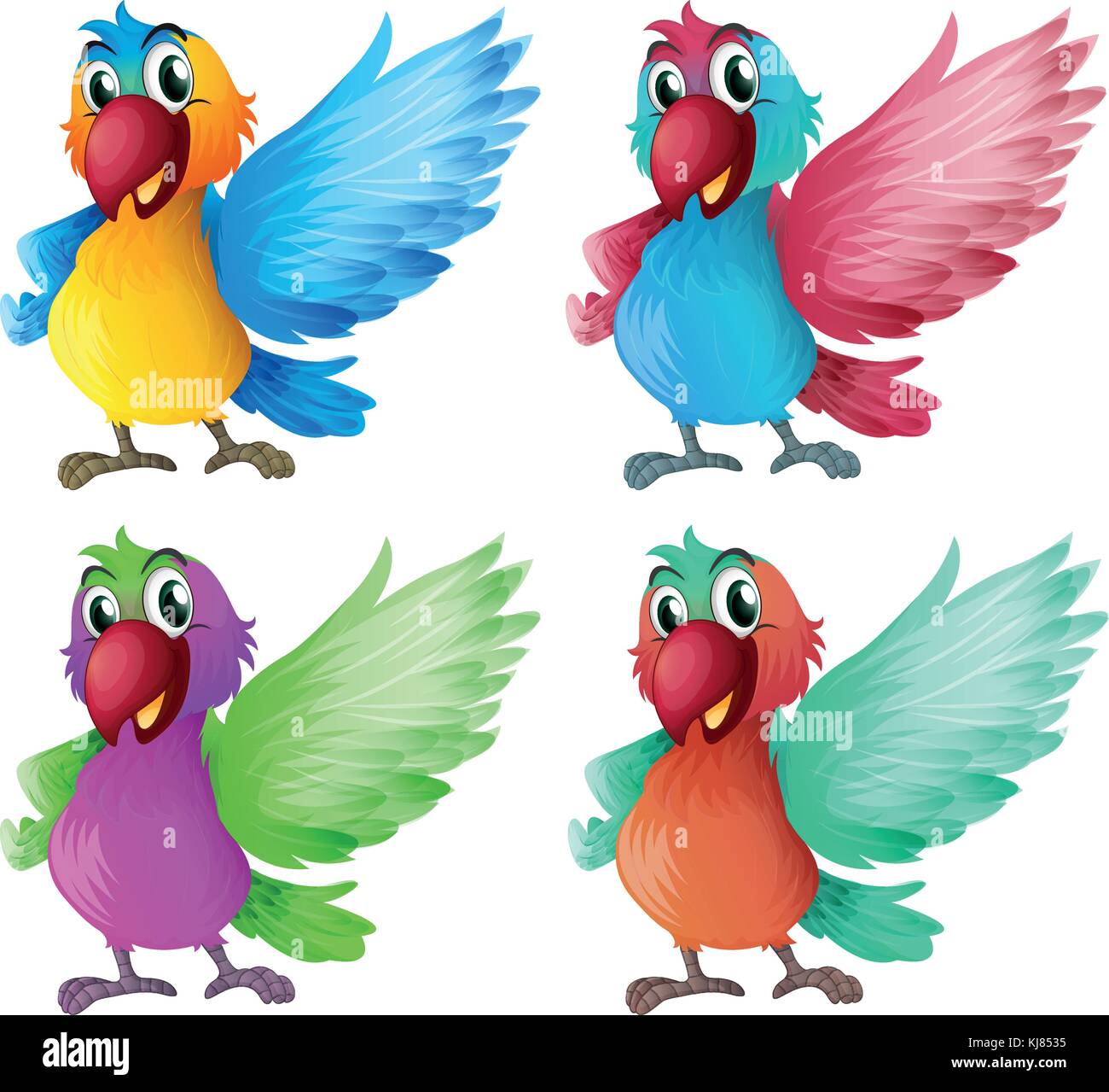 Four legged bird Stock Vector Images - Alamy