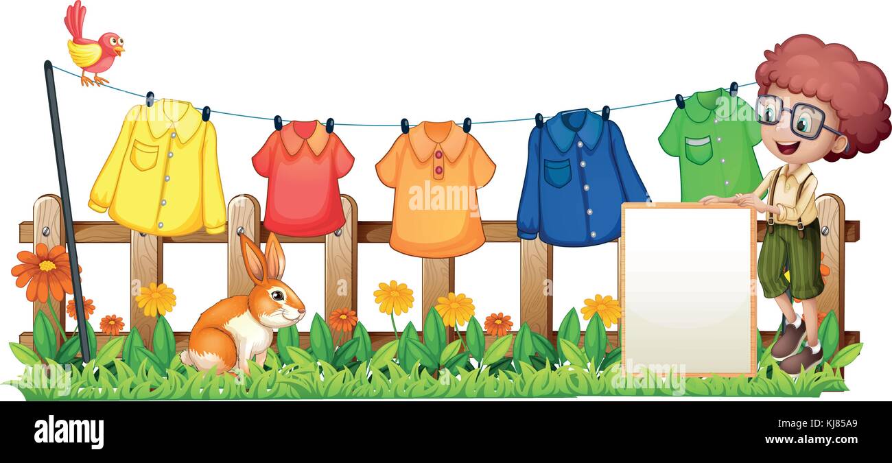 Empty Clothes Line Clip Art