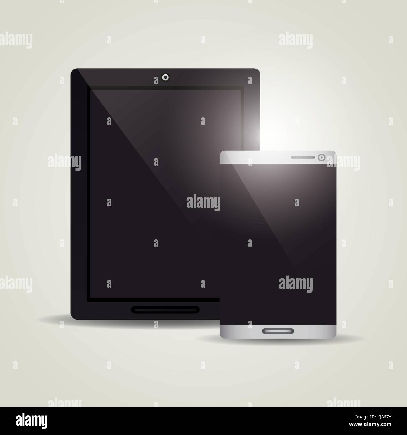 Tablet and smartphone Stock Vector Image & Art - Alamy