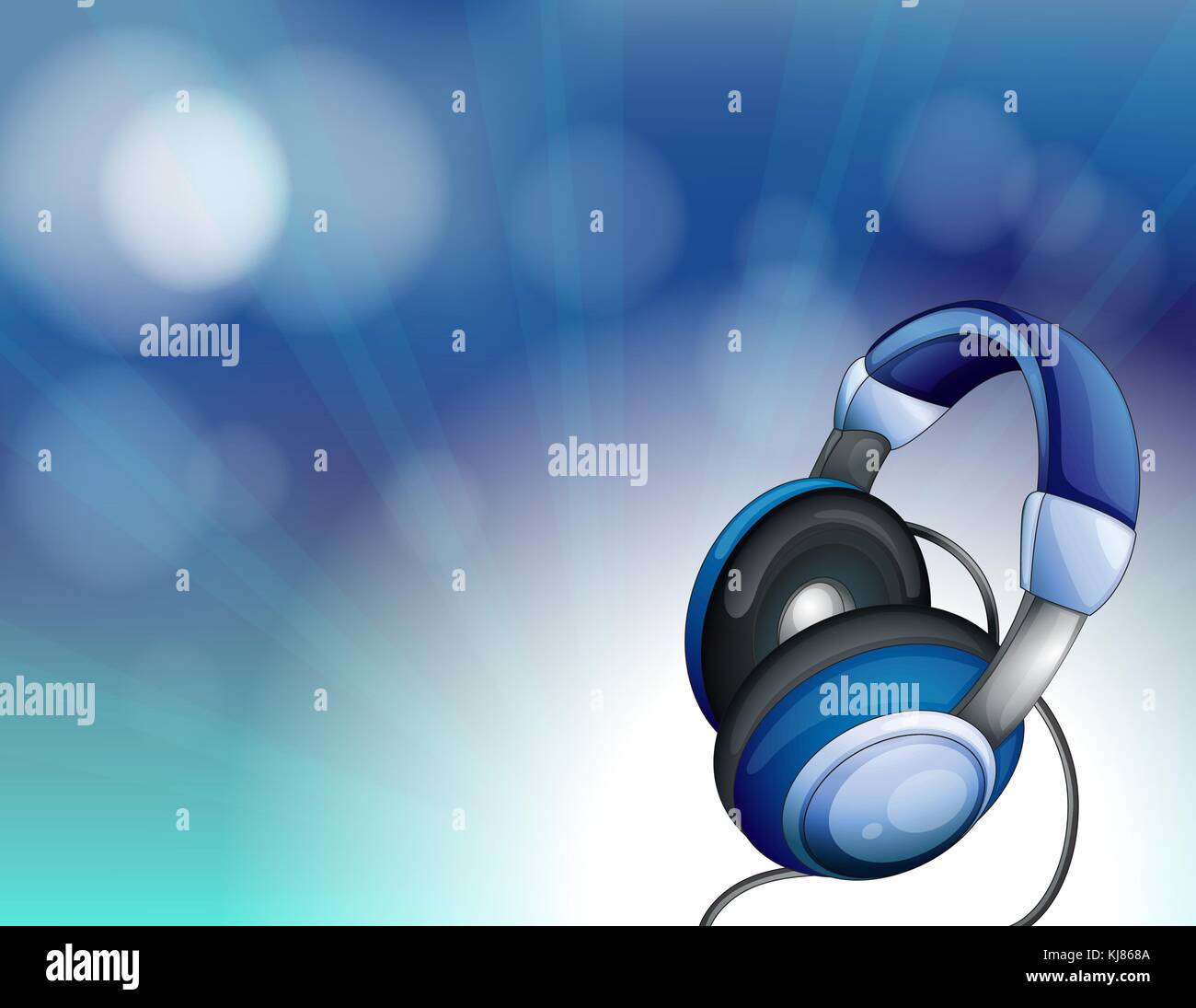 Headset with a mic Stock Vector Images - Alamy