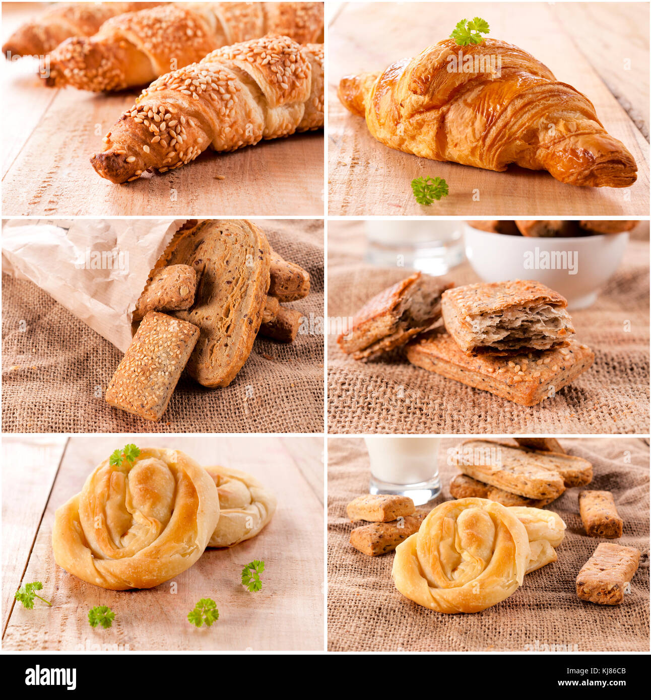 Large group of the pastry food Stock Photo - Alamy