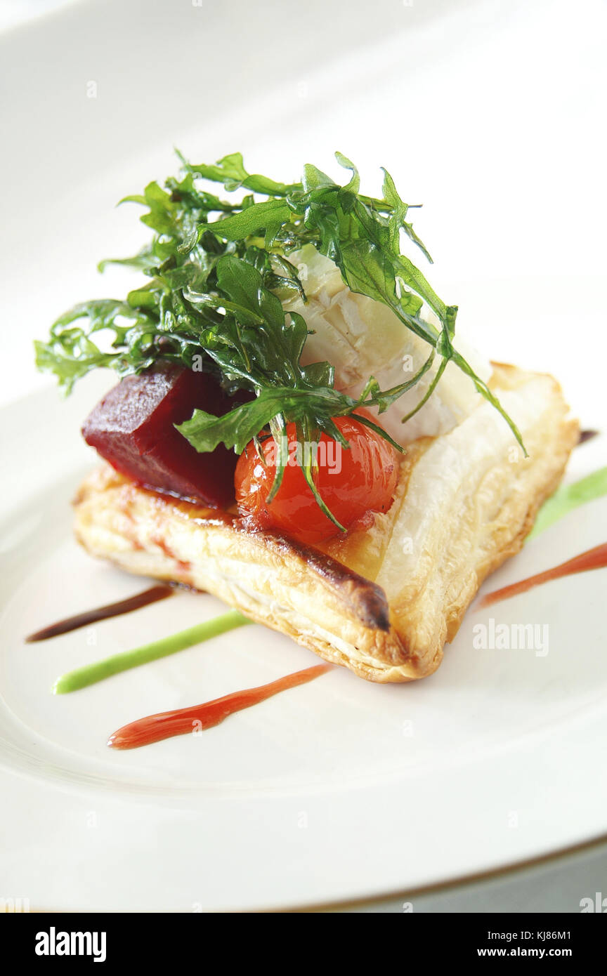 savory tartlet starter appetizer Stock Photo - Alamy
