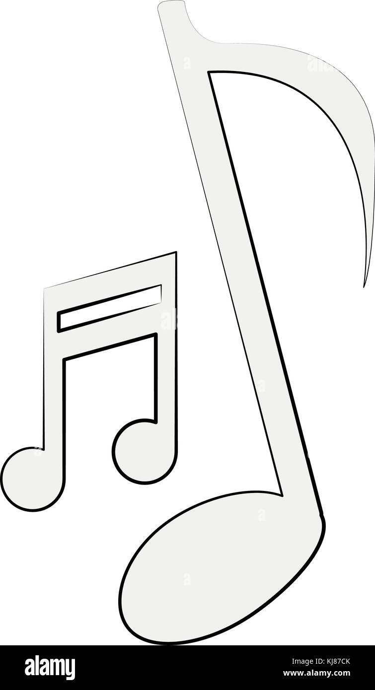 Music notes symbol Stock Vector Image & Art - Alamy