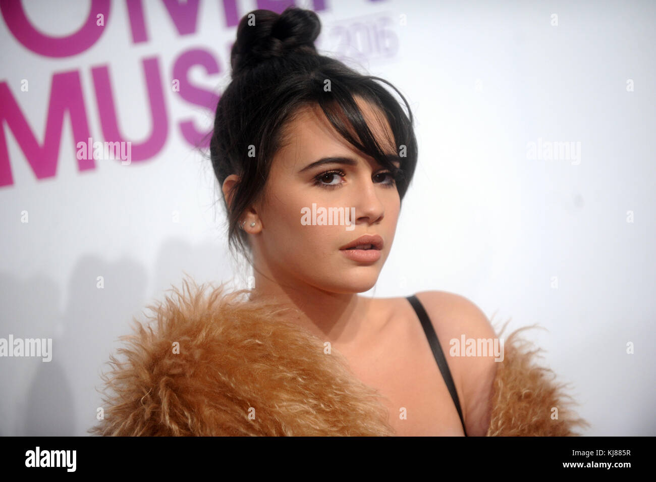 NEW YORK, NY - DECEMBER 09: Bea Miller attends Billboard Women In Music ...
