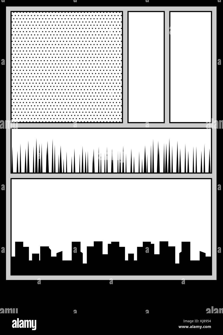 Vector book cover mock Black and White Stock Photos & Images - Alamy