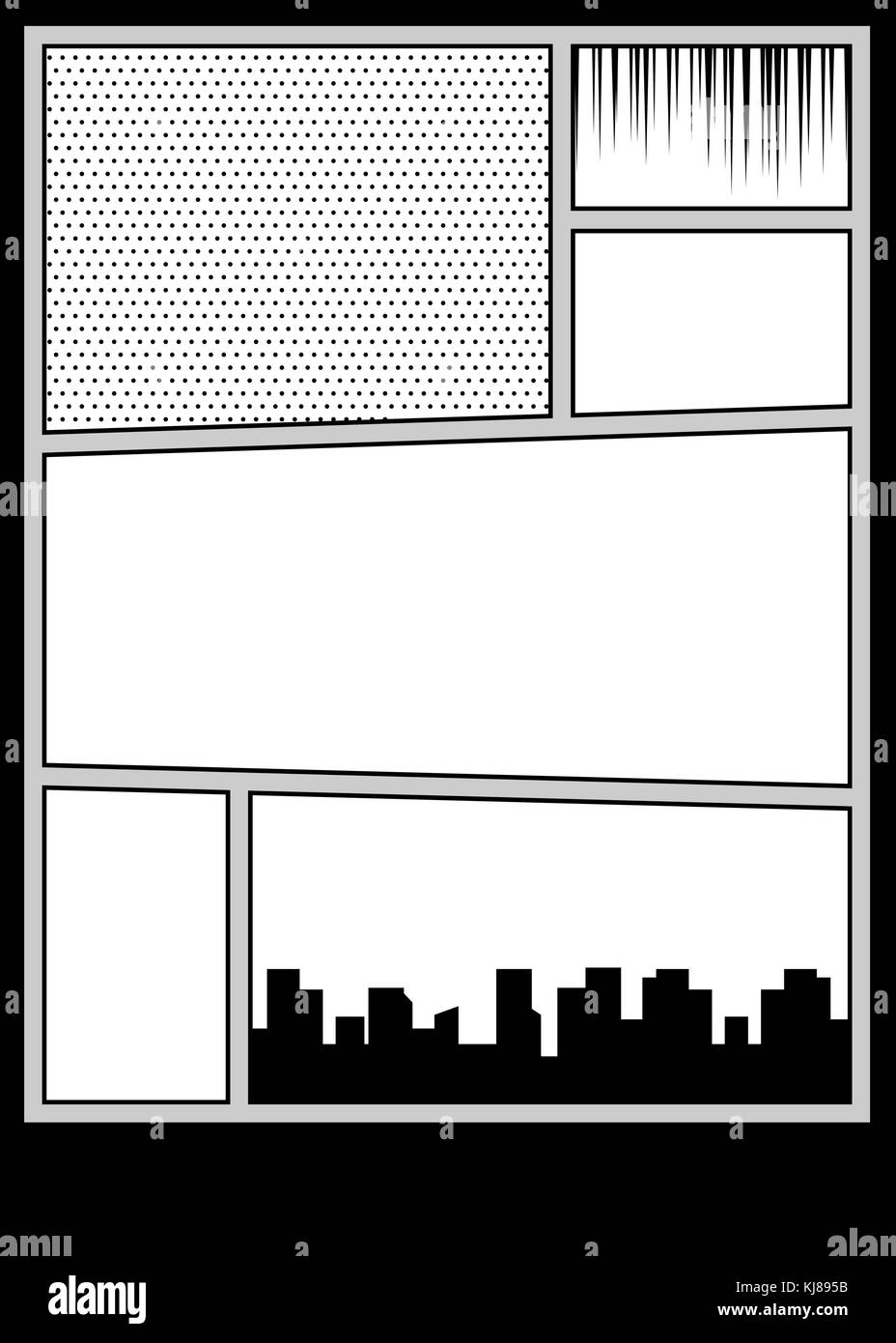 Vector book cover mock Black and White Stock Photos & Images - Alamy