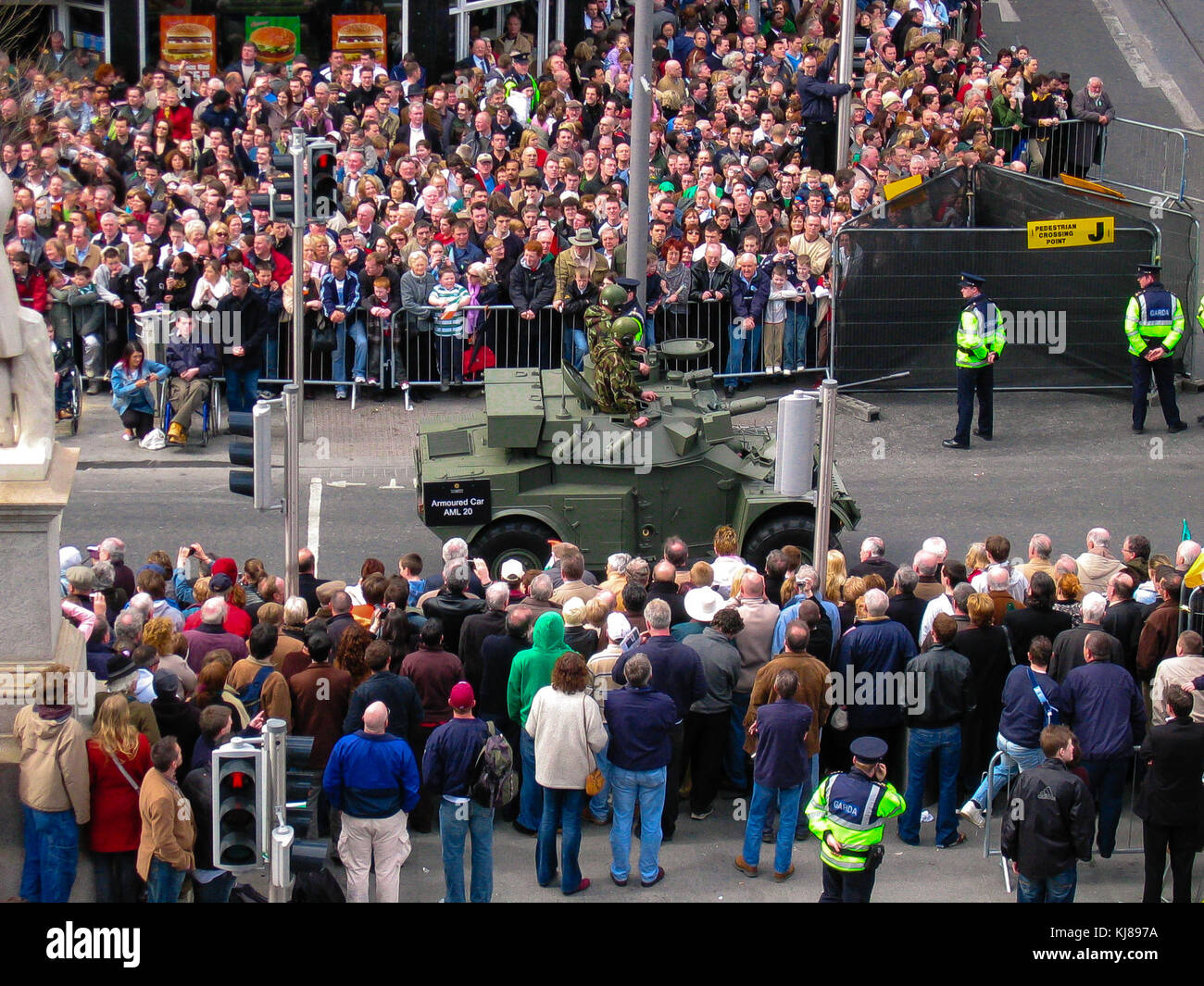Irish Military Forces parade at the 1916 Easter Rising commemoration on ...