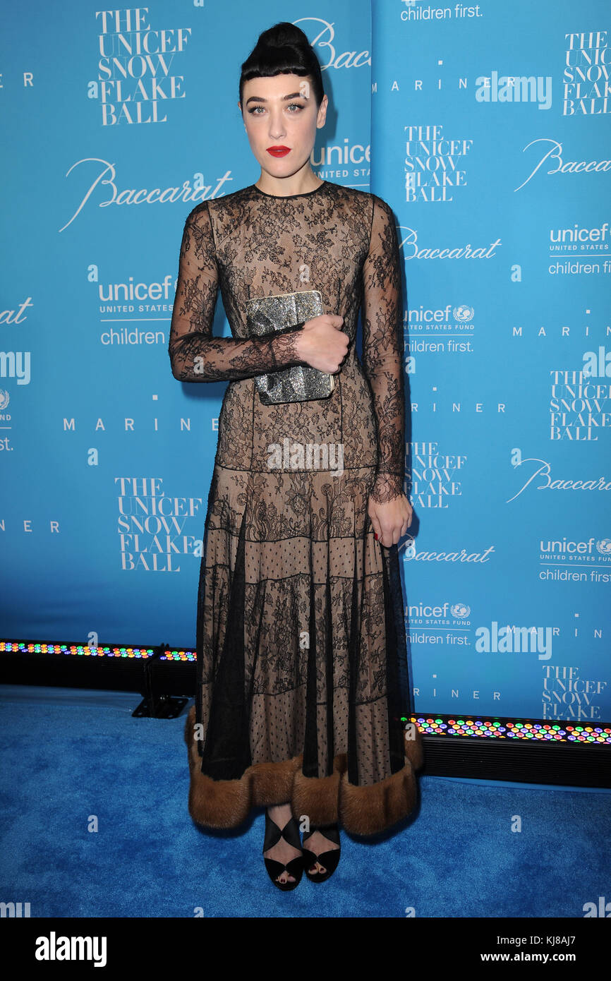 NEW YORK, NY - NOVEMBER 29: Mia Moretti attends the 12th annual UNICEF ...