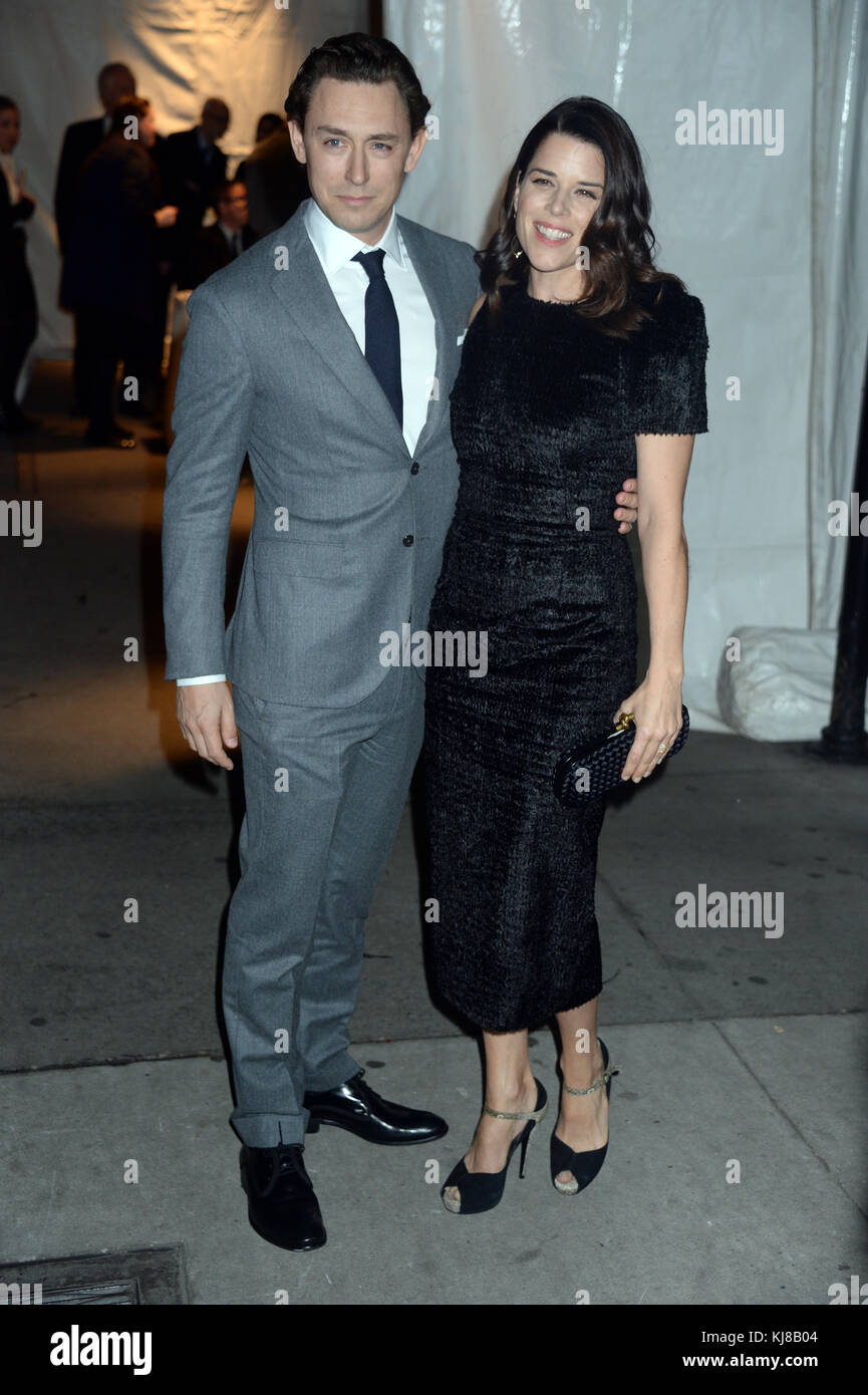 NEW YORK, NY - NOVEMBER 28: Neve Campbell, JJ Feild attends the 26th ...