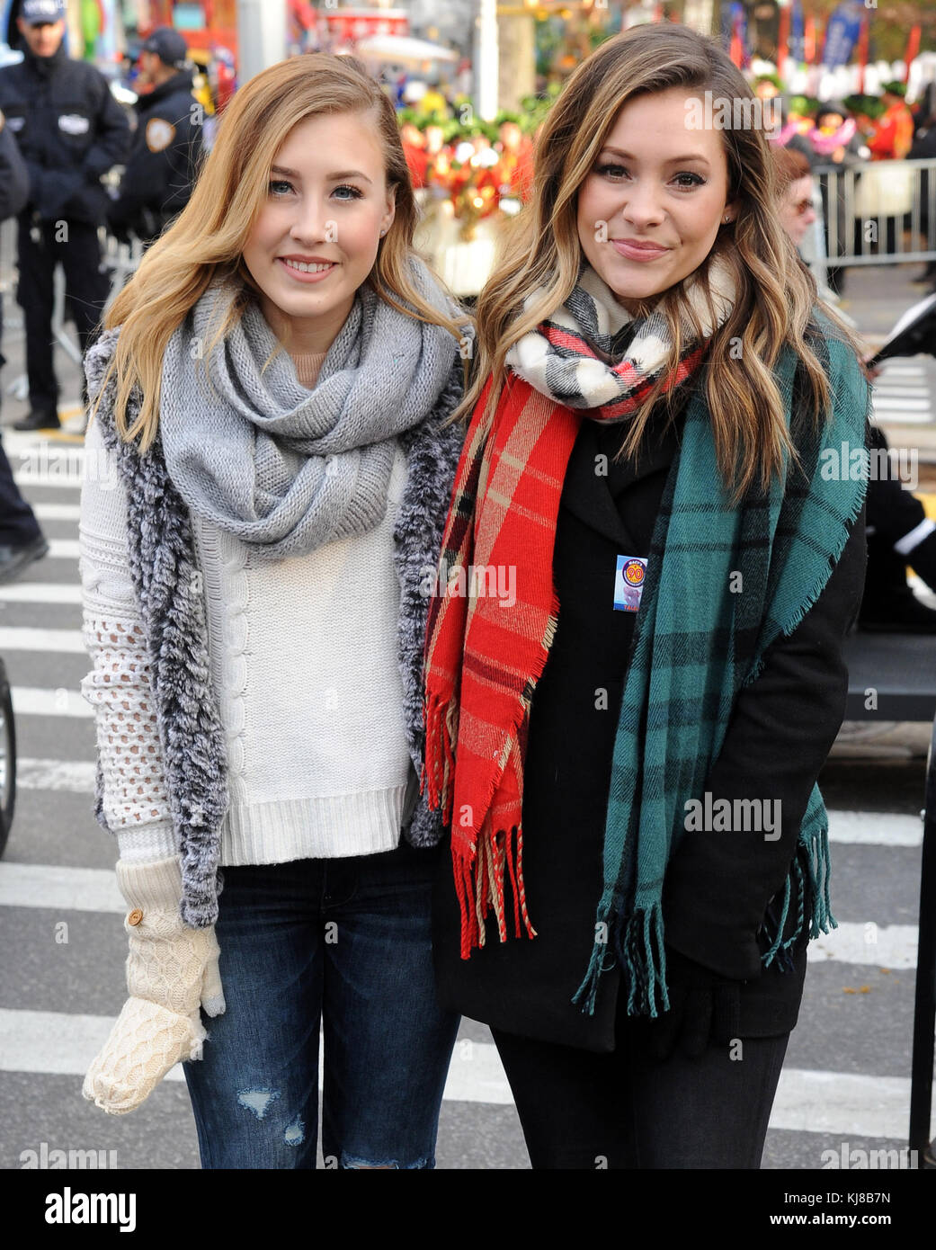 NEW YORK, NY - NOVEMBER 24: Taylor Dye, Maddie Marlow at the 90th ...