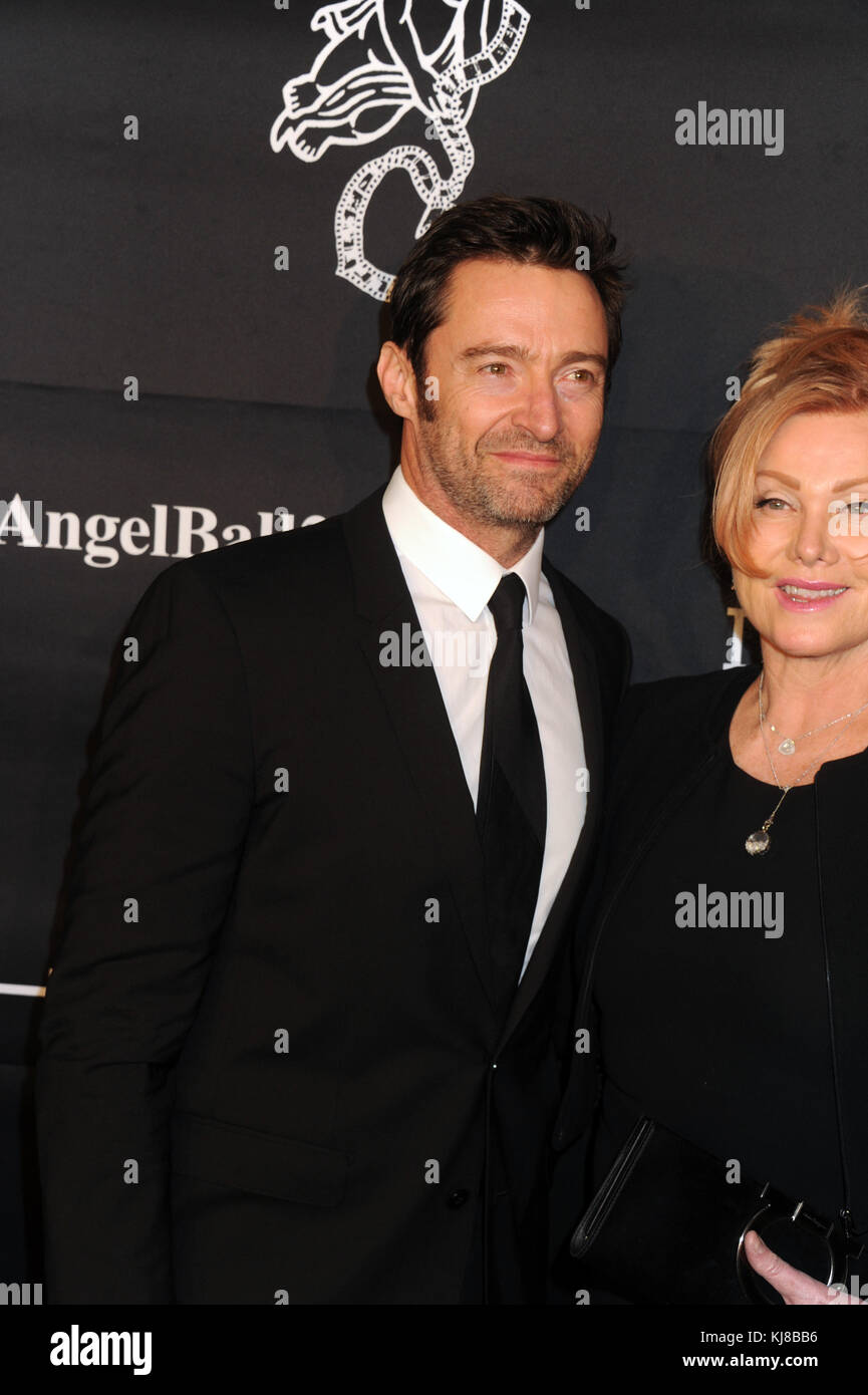NEW YORK, NY - NOVEMBER 21: Hugh Jackman, Deborra-Lee Furness attends ...