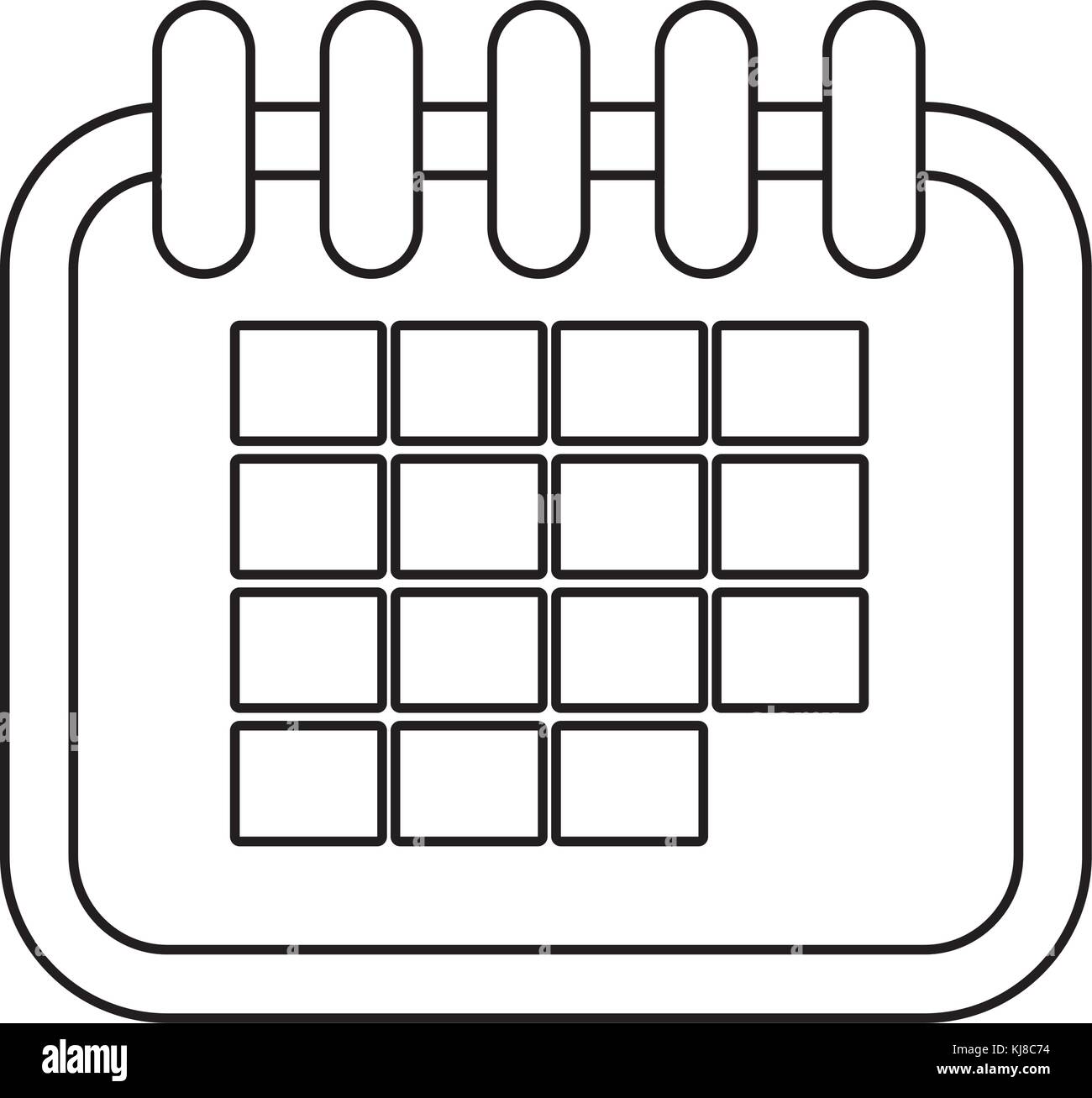 March calendar icon date Black and White Stock Photos & Images - Alamy