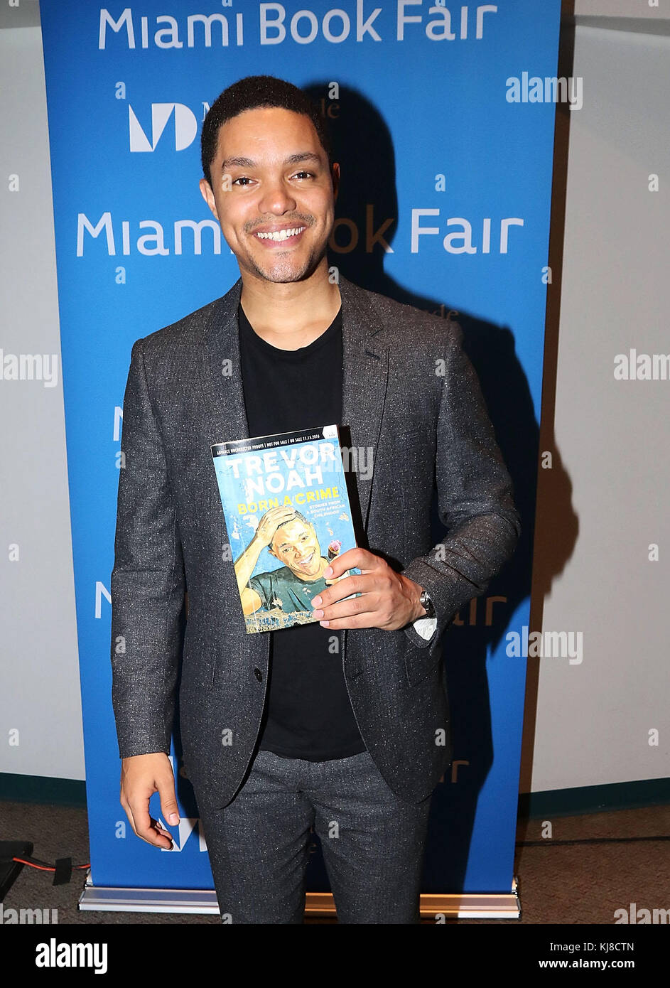 MIAMI, FL - NOVEMBER 13: Trevor Noah speaks about his book 'Born a ...