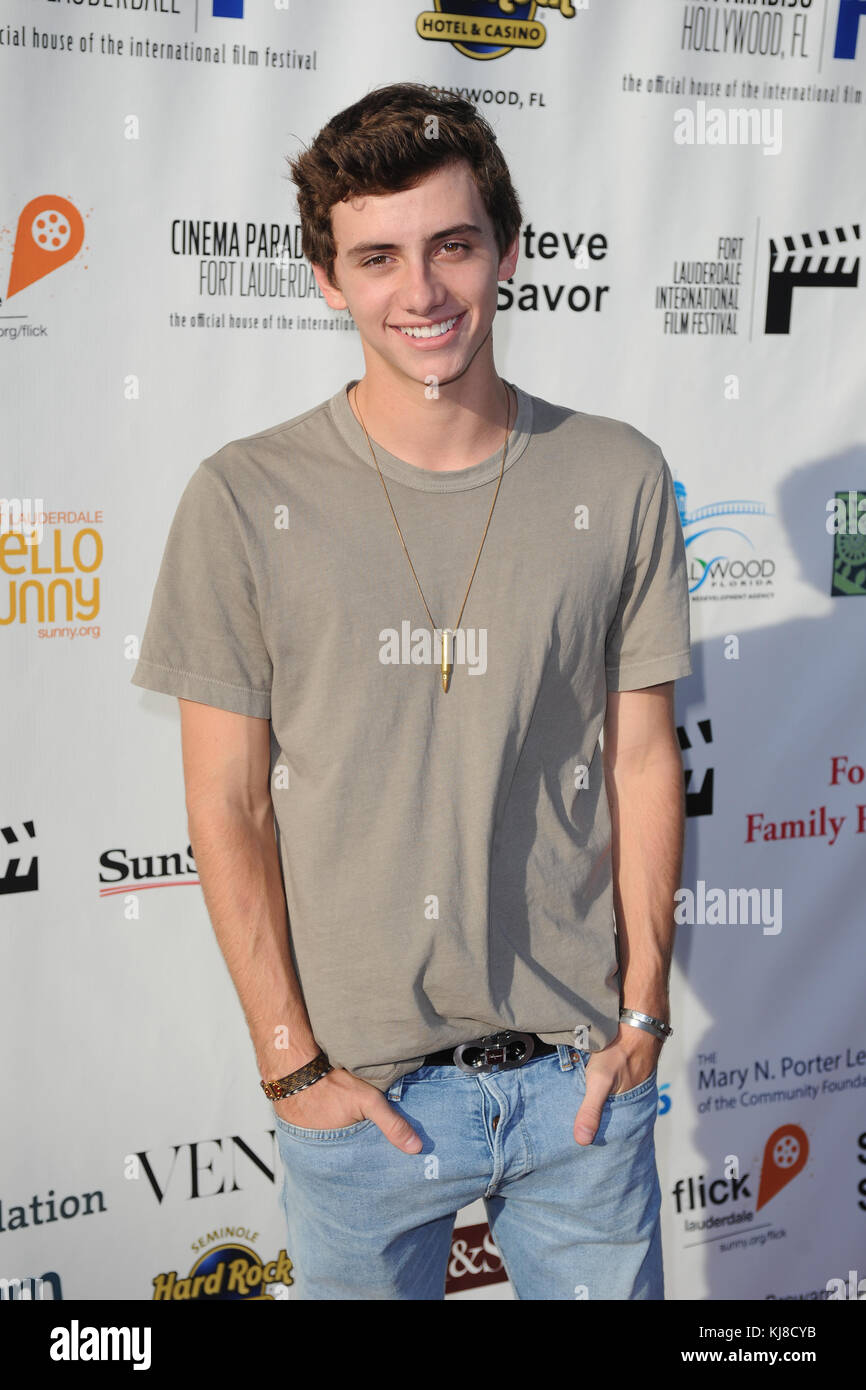 FORT LAUDERDALE FL - NOVEMBER 11: Mavrick Moreno attend the south ...