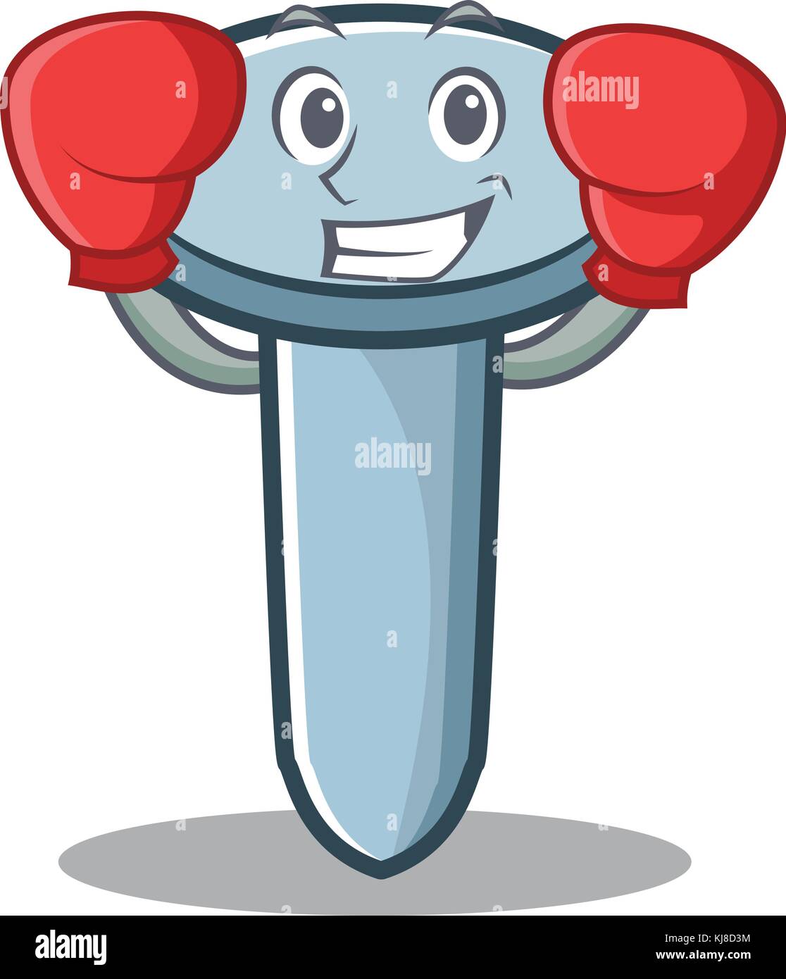 Boxing nail character cartoon style Stock Vector Image & Art - Alamy