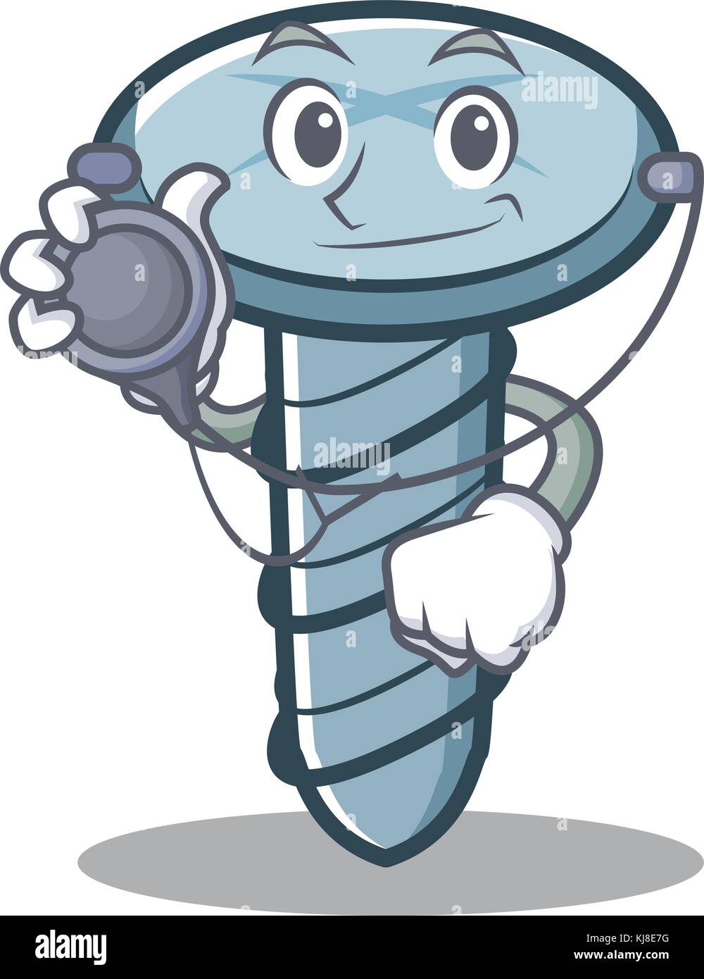 Doctor screw character cartoon style Stock Vector Image & Art - Alamy