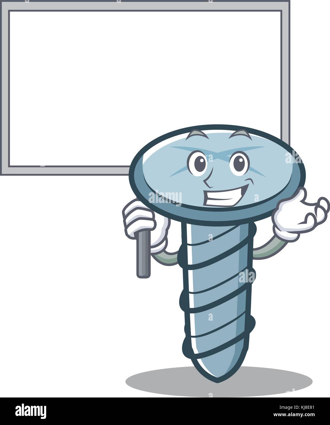 Bring board screw character cartoon style Stock Vector Image & Art - Alamy