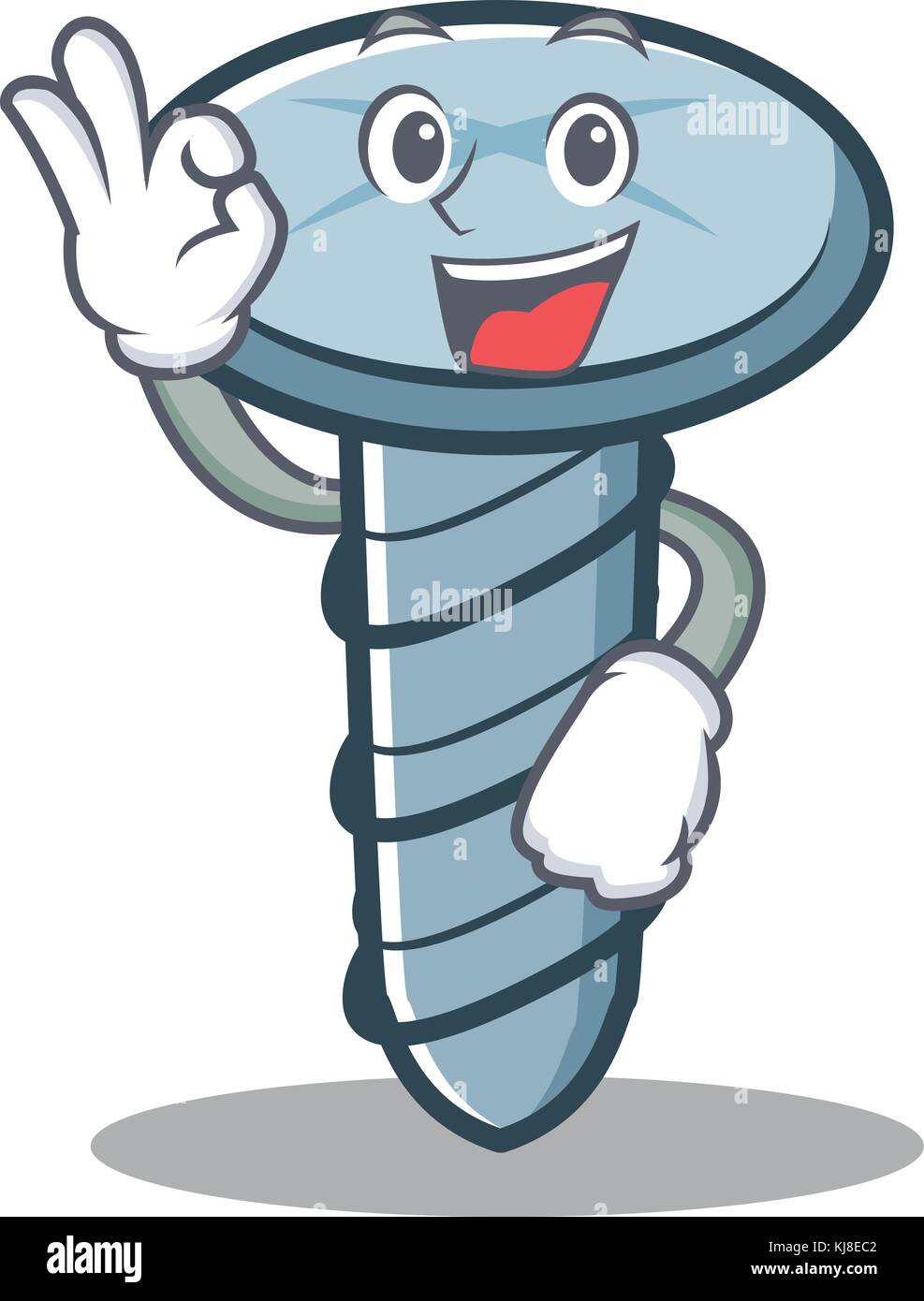 Okay screw character cartoon style Stock Vector Image & Art - Alamy