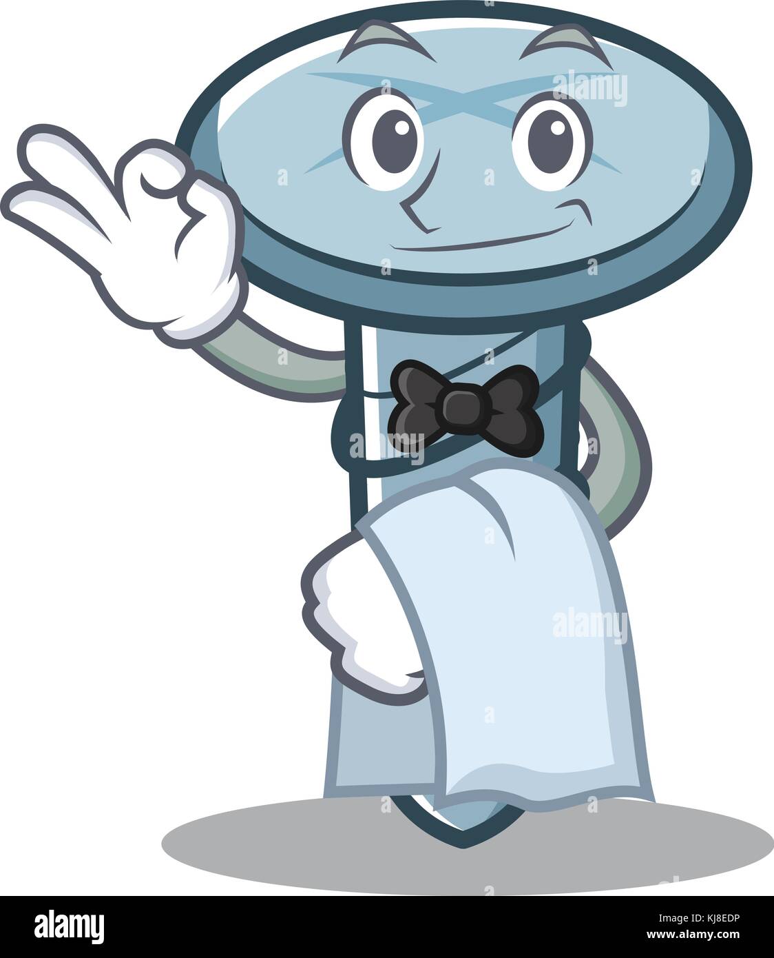 Waiter screw character cartoon style Stock Vector Image & Art - Alamy