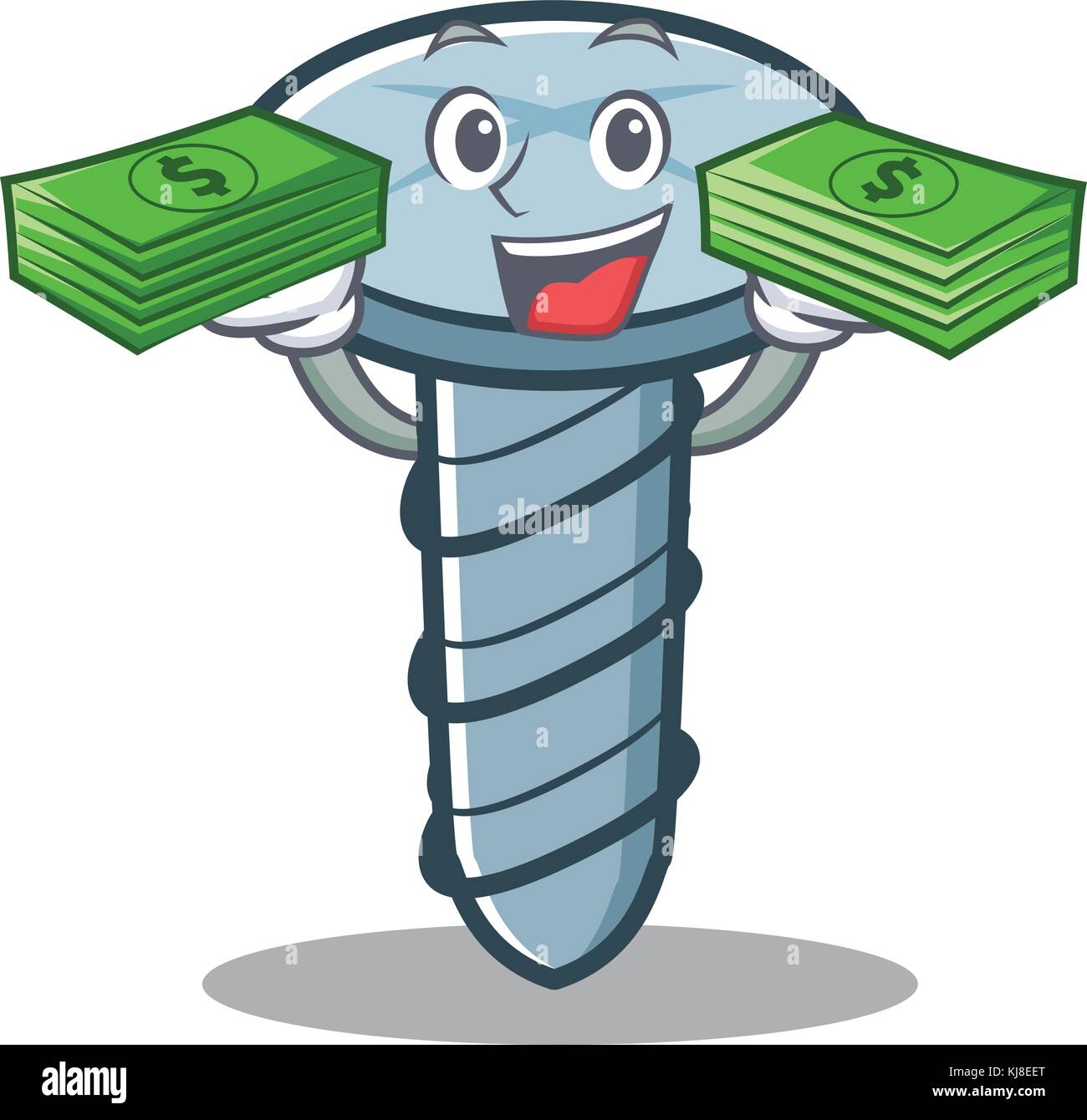 Screw cartoon hi-res stock photography and images - Alamy