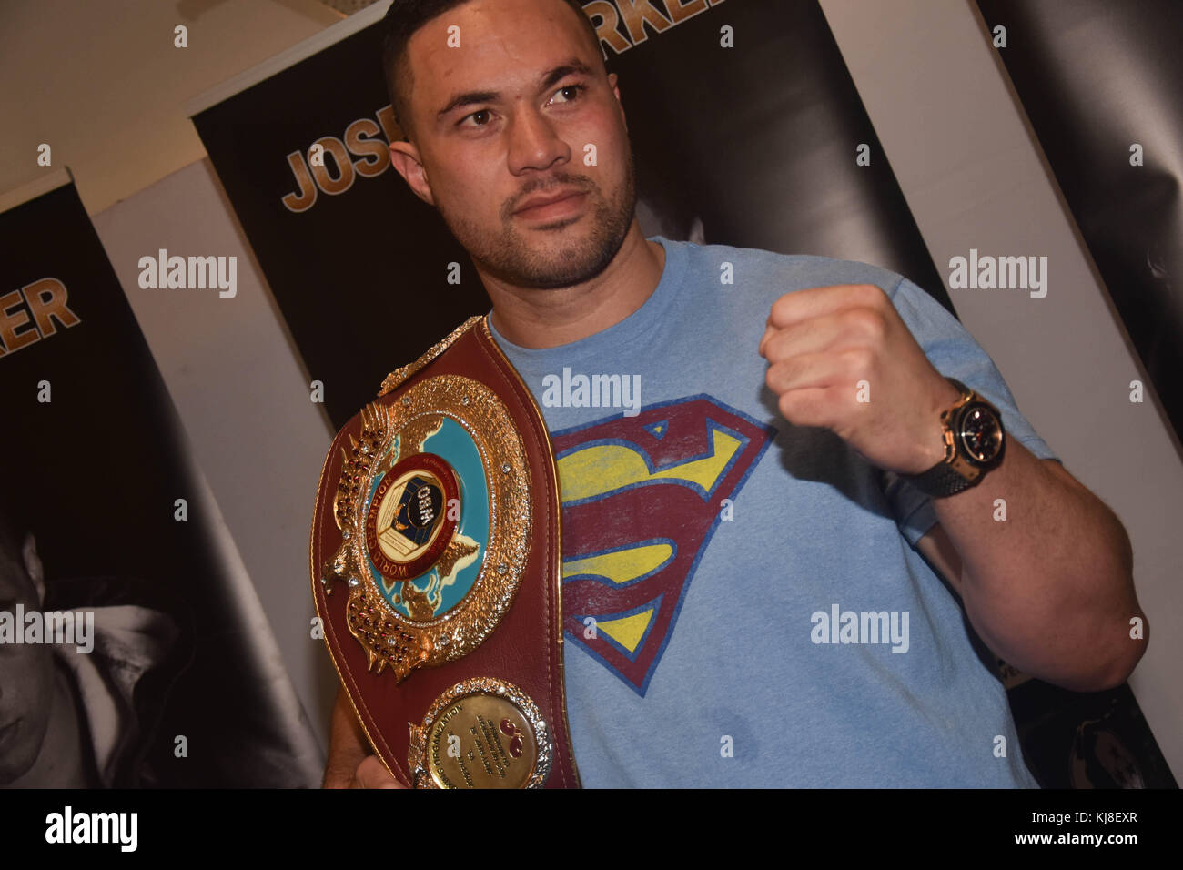 Auckland, New Zealand. 22nd Nov, 2017. New Zealand heavyweight boxer ...