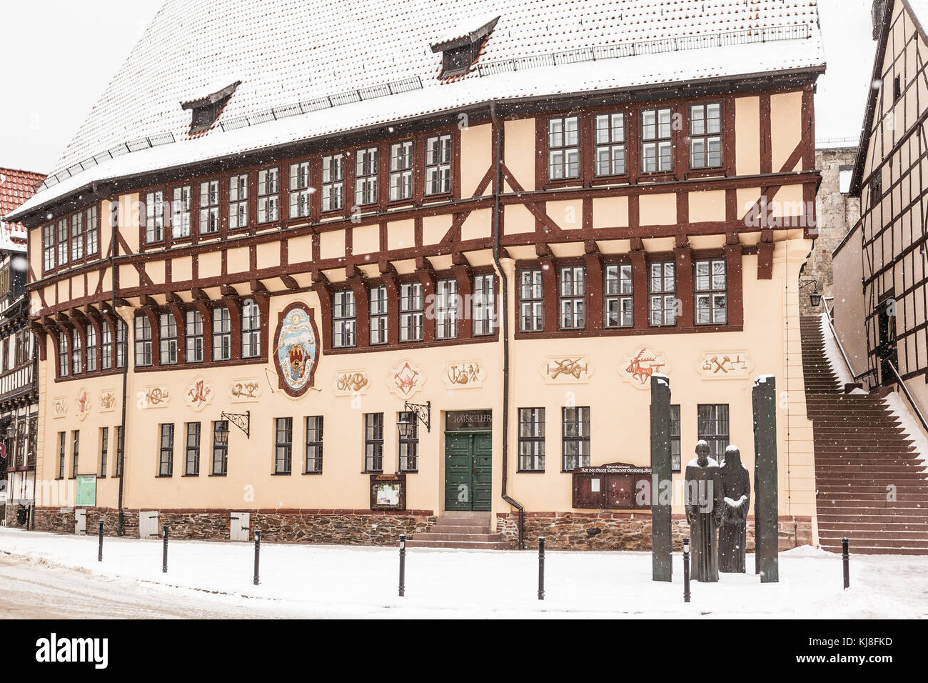 Europastadt Stolberg im Harz Rathaus Stock Photo - Alamy