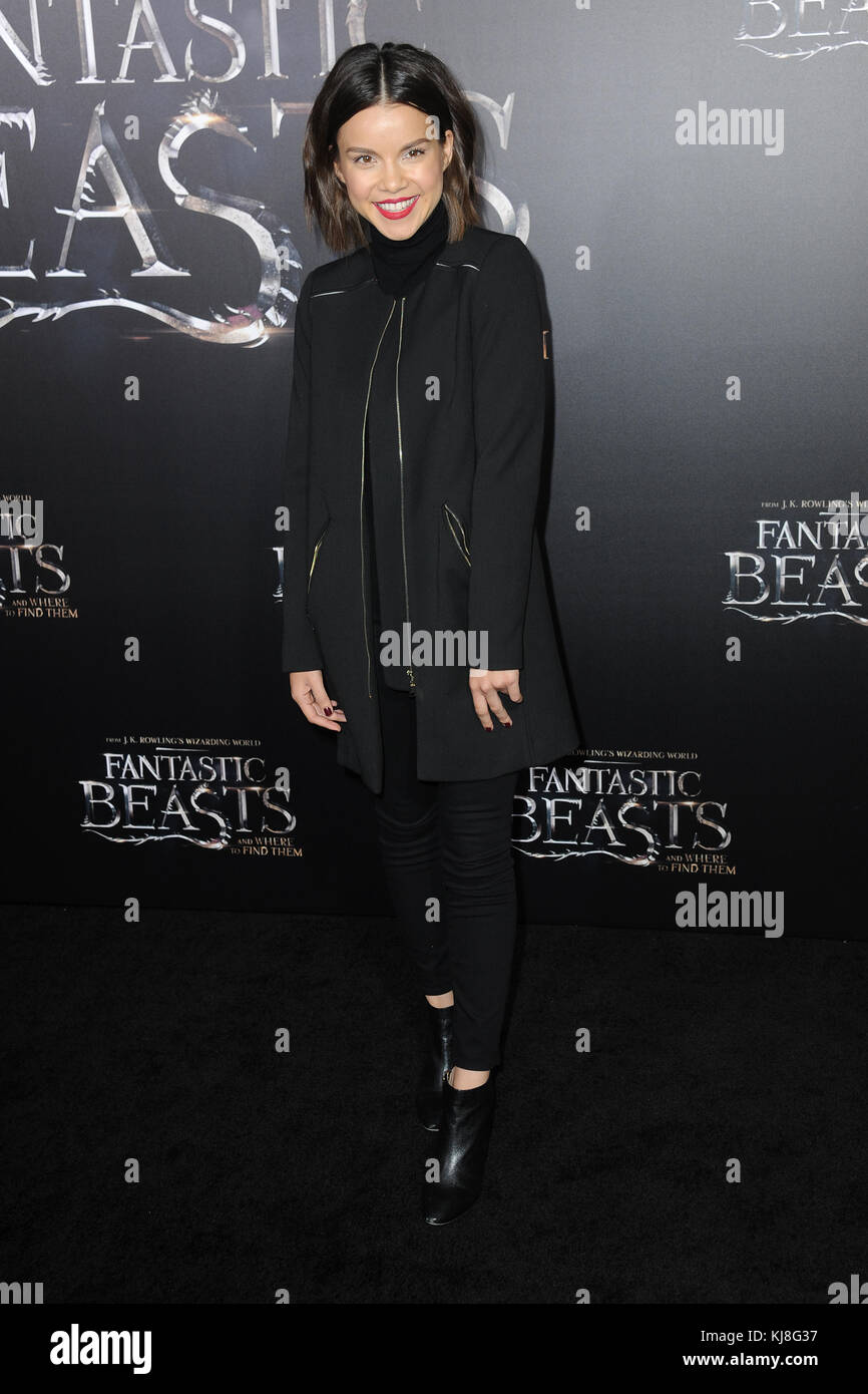 NEW YORK, NY - NOVEMBER 10: Ingrid Nilsen attends the 'Fantastic Beasts ...